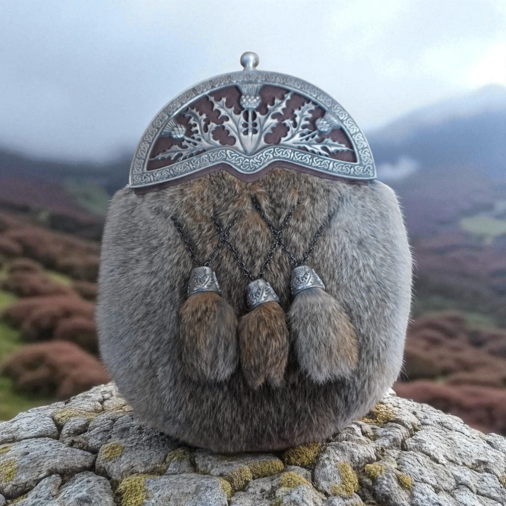 Wild Rabbit Scottish Thistle Dress Sporran